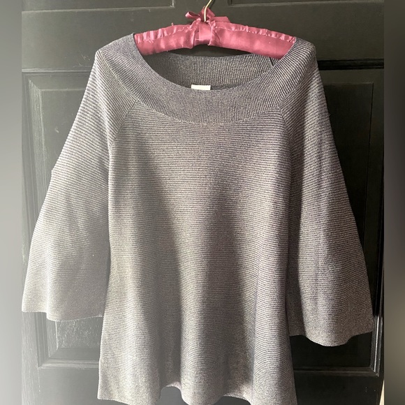 Chico's | Tops | Chico Shimmering Tunic Top W Swing 34 Sleeves Swing ...